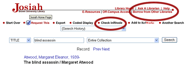 josiah_header : Brown University Library Brown University Library News