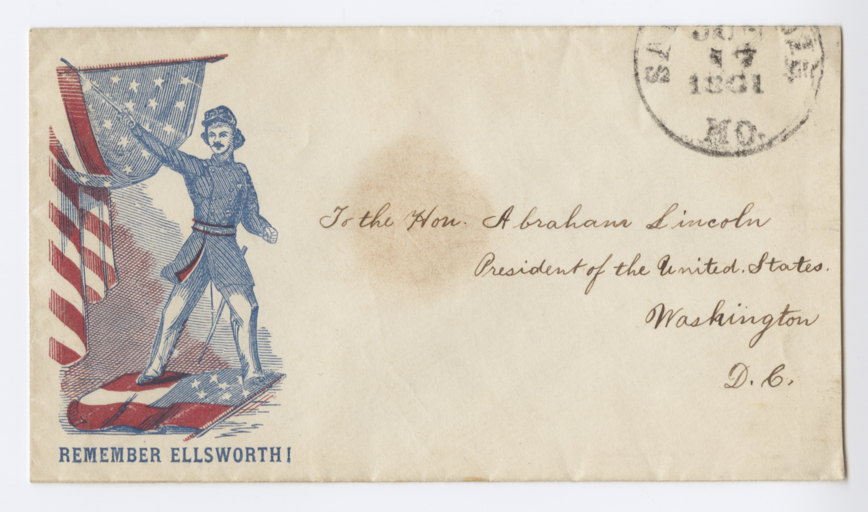 Exhibit | Lincoln Covers and Stamps : Brown University Library Brown ...