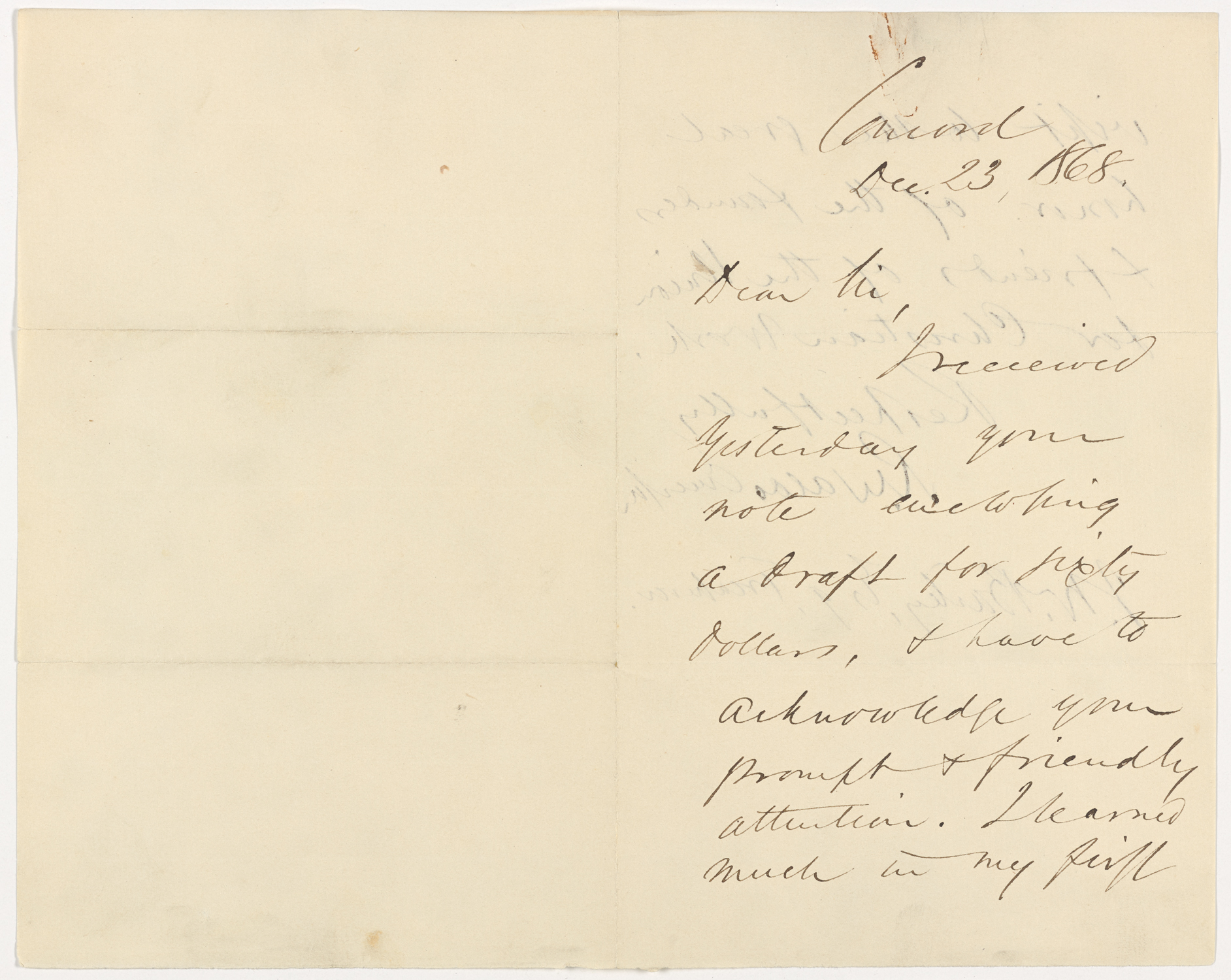 Ralph Waldo Emerson Handwritten Letter Found at the Brown University ...