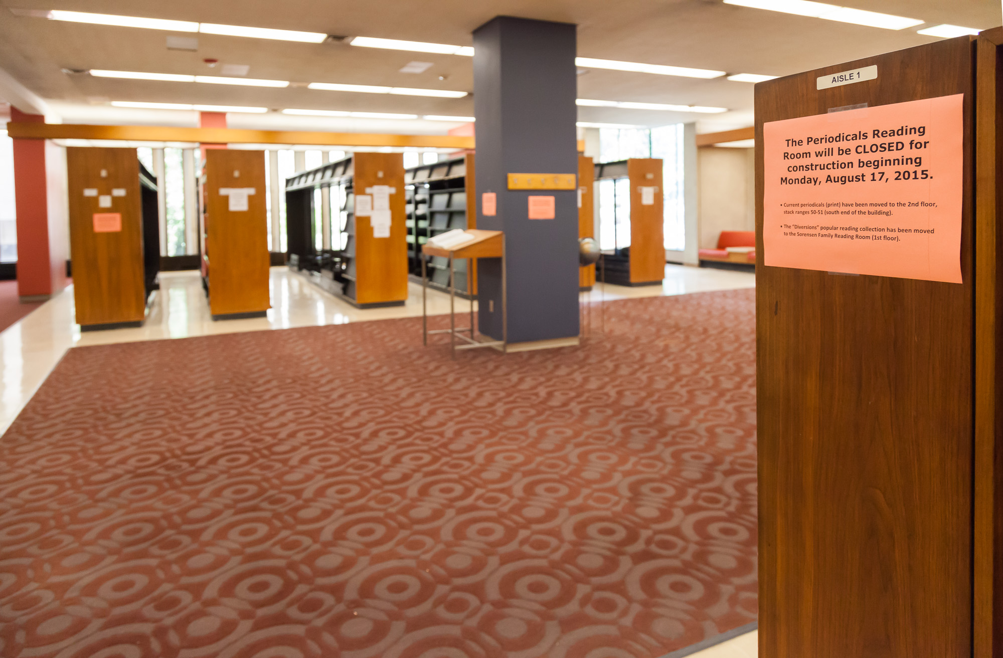 Construction at the Rock | Normal Operations : Brown University Library ...