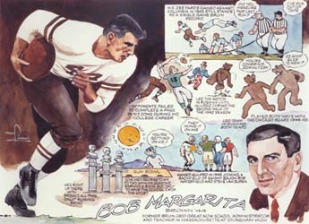 Bob Margarita 1944 set a single-game rushing record against Columbia in ...