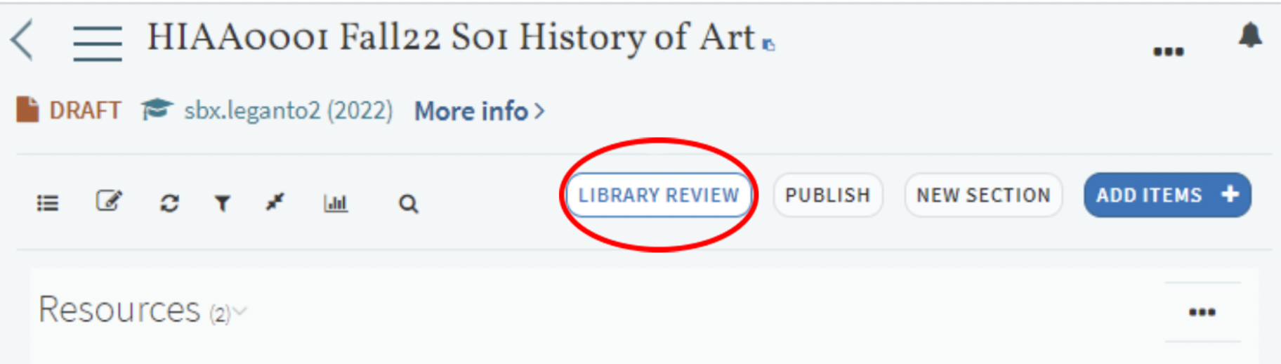 Creating a new reading list from your course page in Canvas : Brown University Library Brown ...