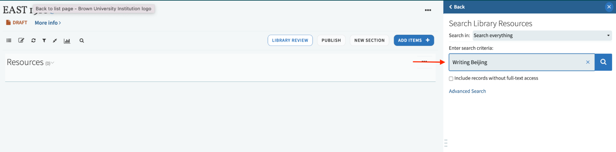Managing your Course Reserves Reading List : Brown University Library Brown University Library