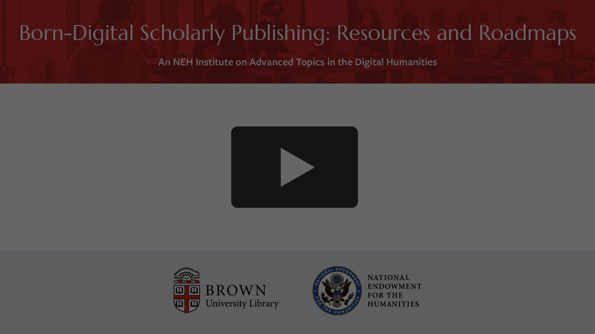 Faculty Presentations 2024 - Born-Digital Scholarly Publishing ...